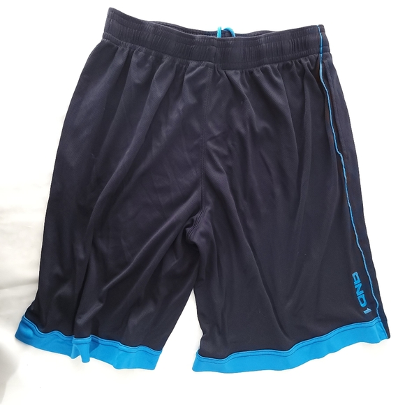 And1 | Shorts | And Basketball Shorts Dri Fit Black Red Sz Large | Poshmark